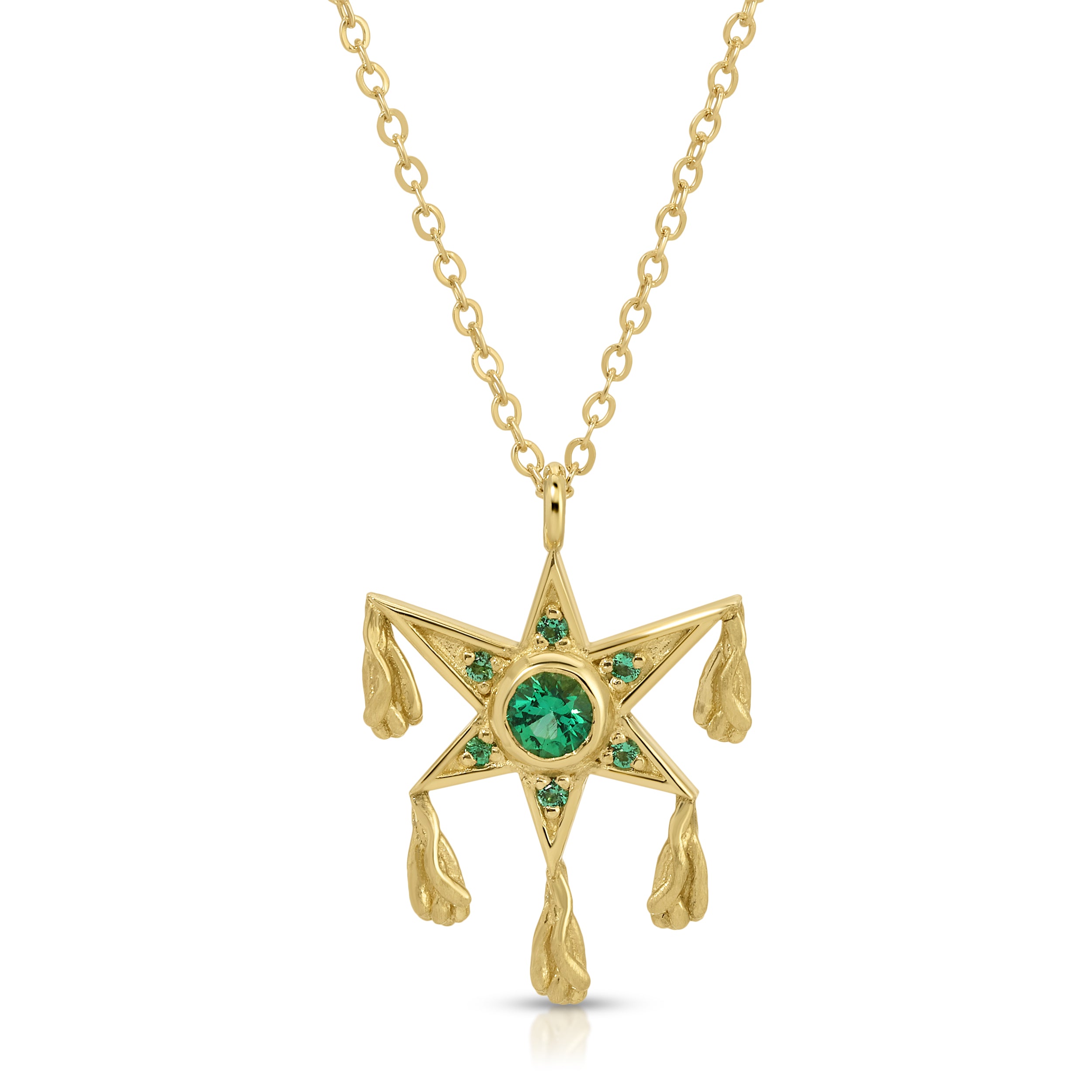 EMERALD PIÑATA NECKLACE – Maria Consuelo Designs